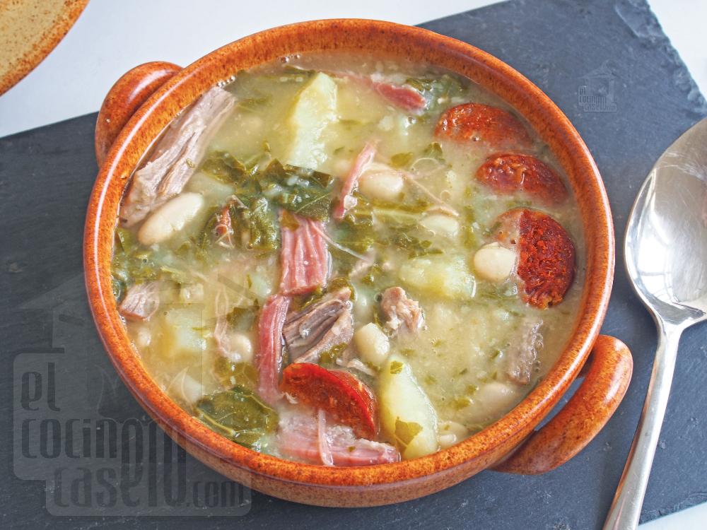 Caldo Galego para 6 personas · El cocinero casero - De Cuchara