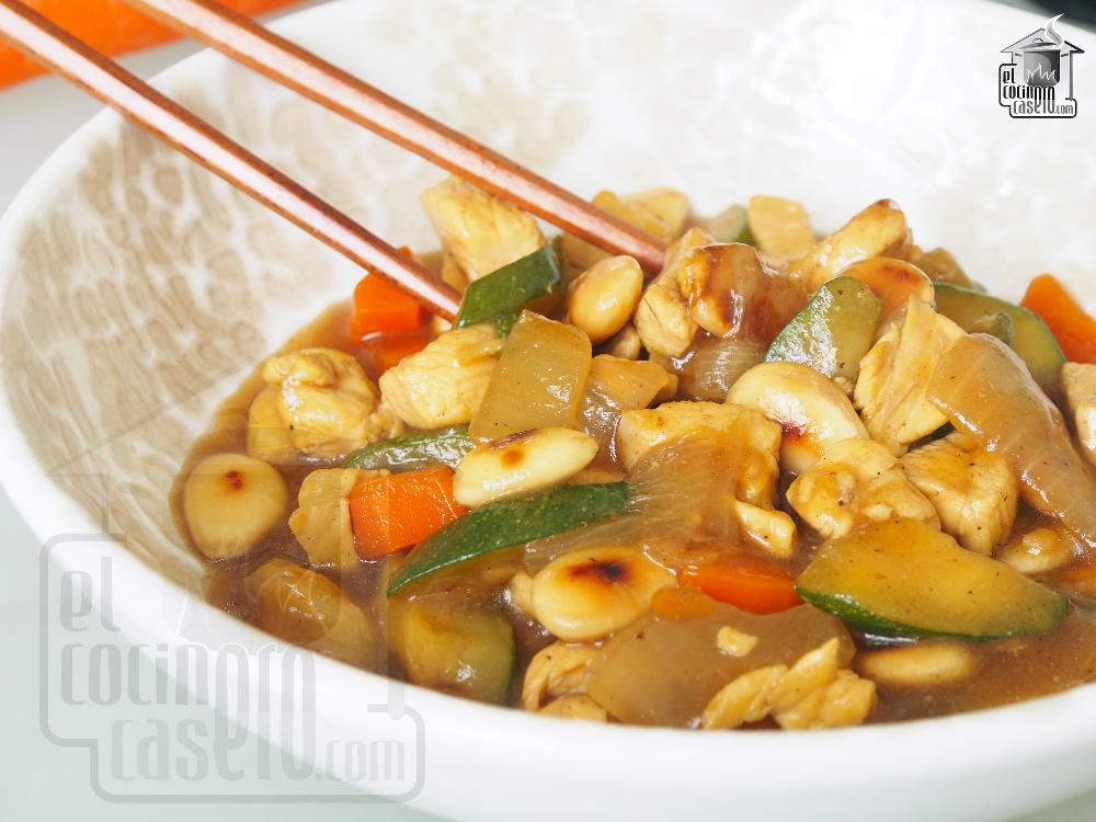 Pollo con almendras al estilo chino para 6 personas · El cocinero ...